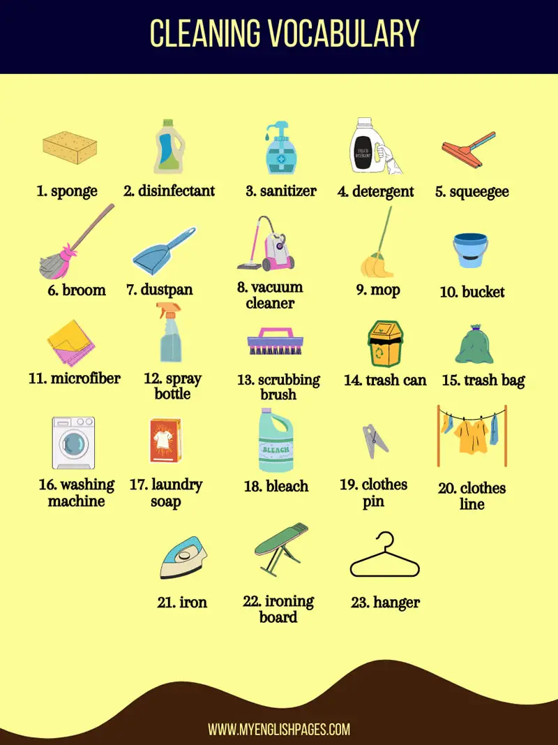 Expand Your Cleaning Vocabulary With These Essential Words