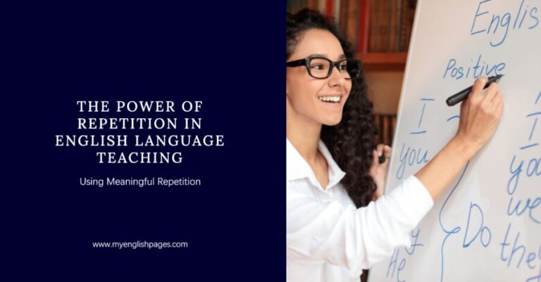 The Power Of Repetition In English Language Teaching: Insights From ...