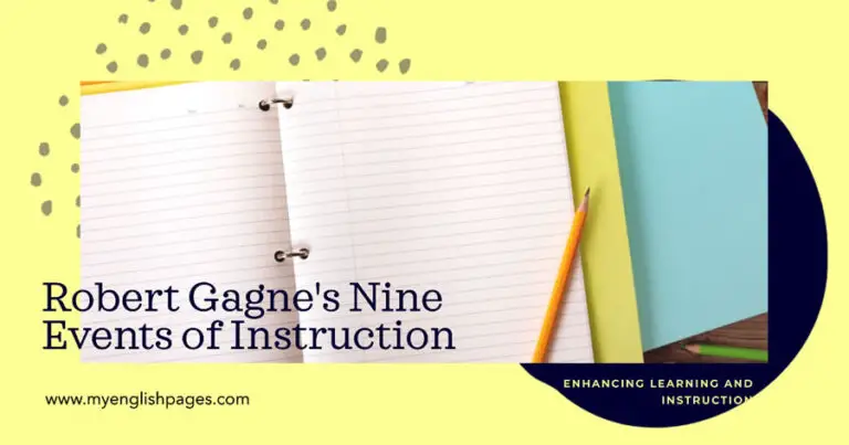 Robert Gagné's Nine Events Of Instruction: Enhancing Learning And ...