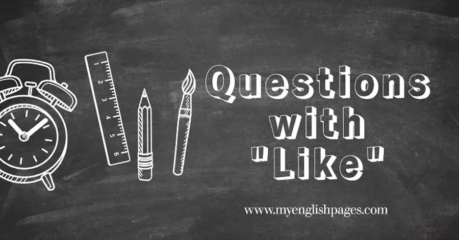 Like In Questions Lesson Plan: A Comprehensive Lesson Plan For English ...