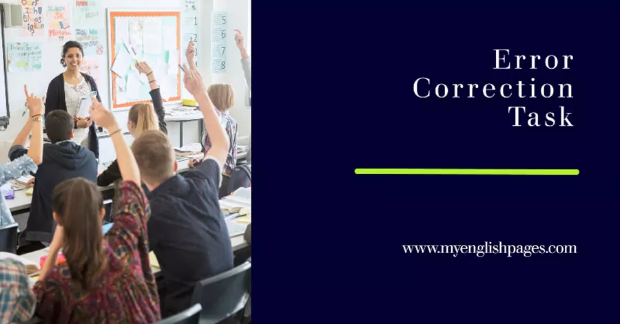 Error Correction Lesson Plan: Engaging And Empowering Students To Self ...