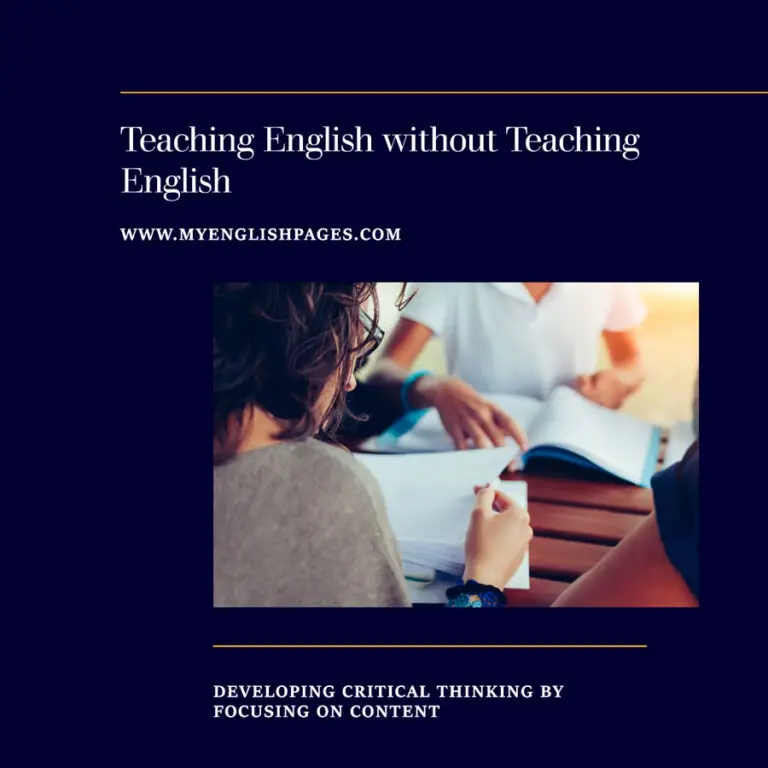 Teaching English Without Teaching English - My English Pages