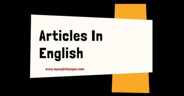 Grammar Lessons: Definite And Indefinite Articles In English (A Quick ...