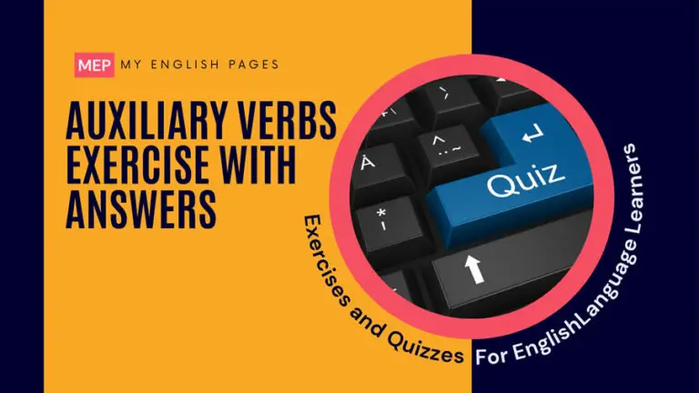 Engaging Auxiliary Verbs Exercise With Answers: Test Your Grammar With ...