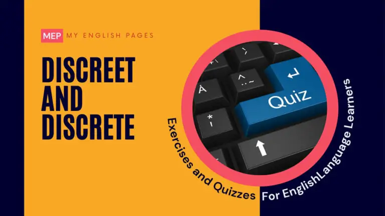 Confused Words: Discreet And Discrete