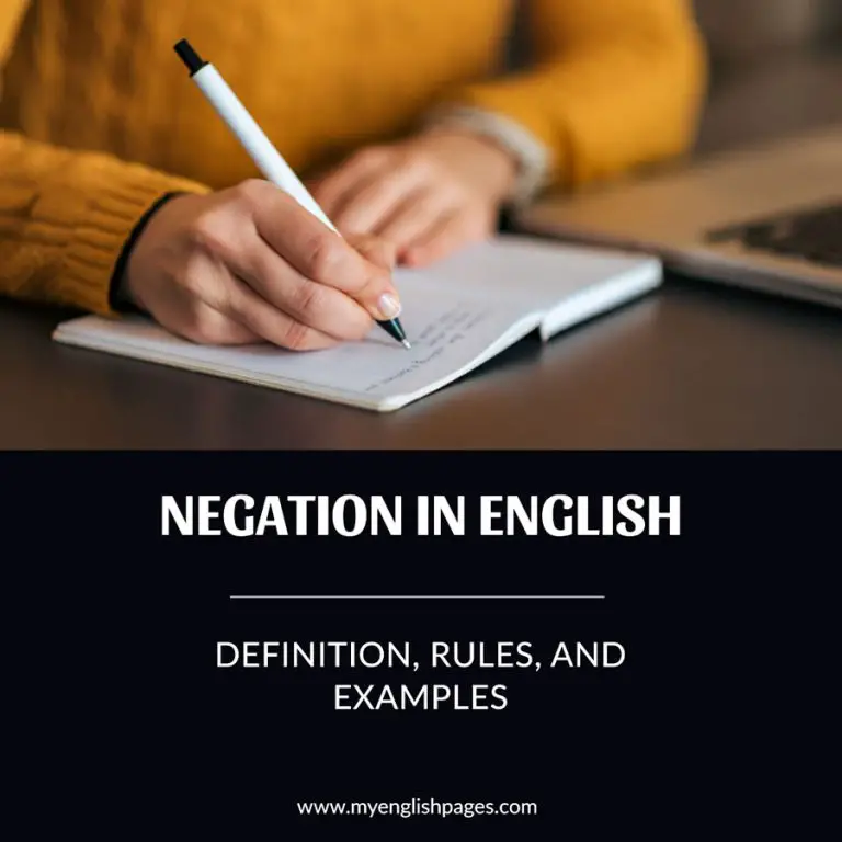 Grammar Lessons: Negation In English (Definition, Rules And Examples)