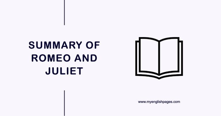 Summary Of Romeo And Juliet - My English Pages