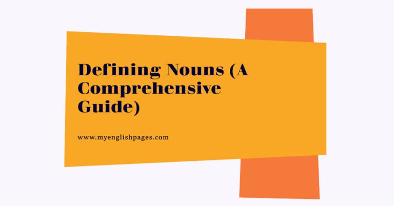 Grammar Lesson: What Are Nouns? Definition, Types, Usage, And Examples ...