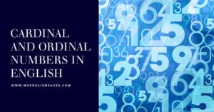 Ordinal And Cardinal Numbers: Exploring English Vocabulary For ...