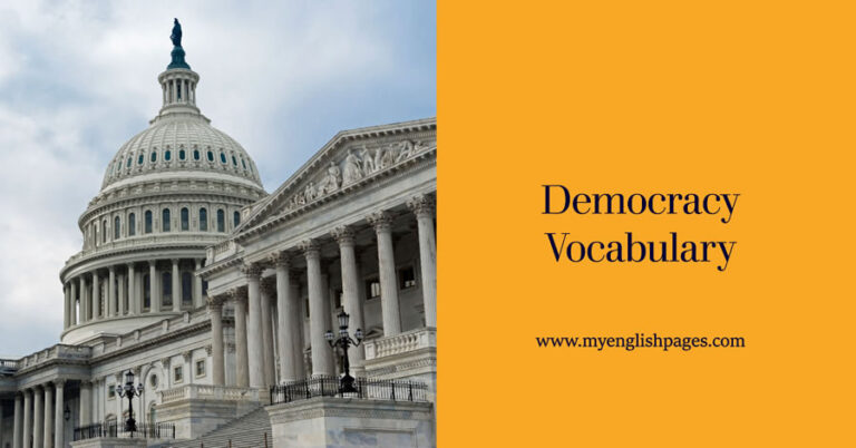 Democracy Vocabulary: Key Words For Understanding Governance