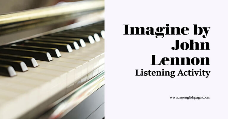Imagine By John Lennon: English Songs And Lyrics For English Learners
