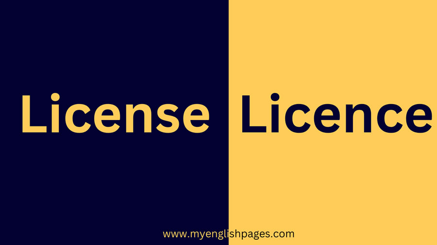 Confused Words: Licence And License - My English Pages