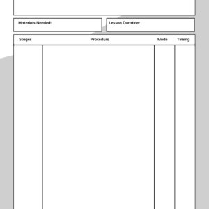 Lesson Plan Templates Archives - My English Pages