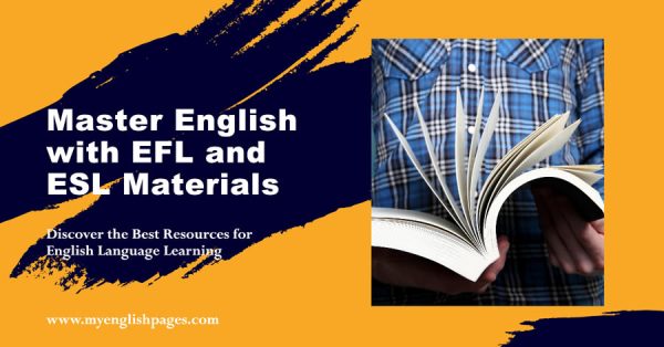 EFL And ESL Materials - Teaching Resources - My English Pages