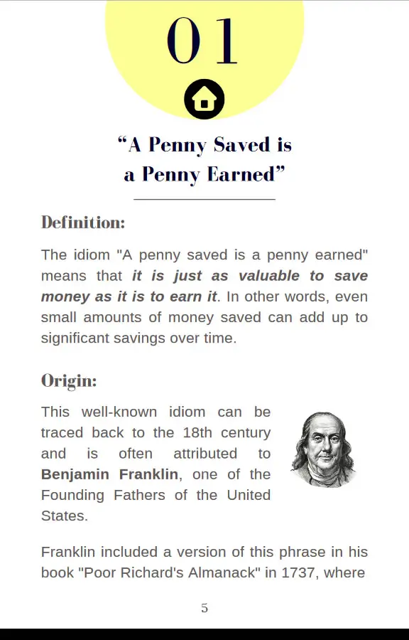 Fortunes In Phrases: 40 Idioms About Money PDF (Definitions, Origin ...