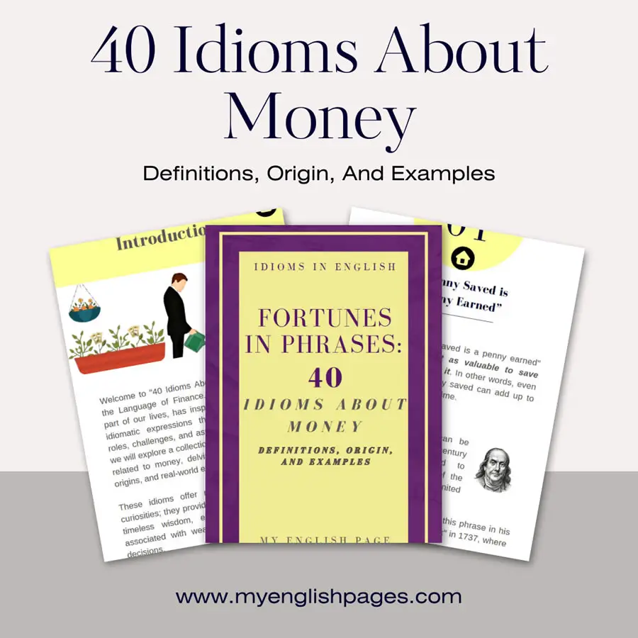 Fortunes In Phrases: 40 Idioms About Money PDF (Definitions, Origin ...