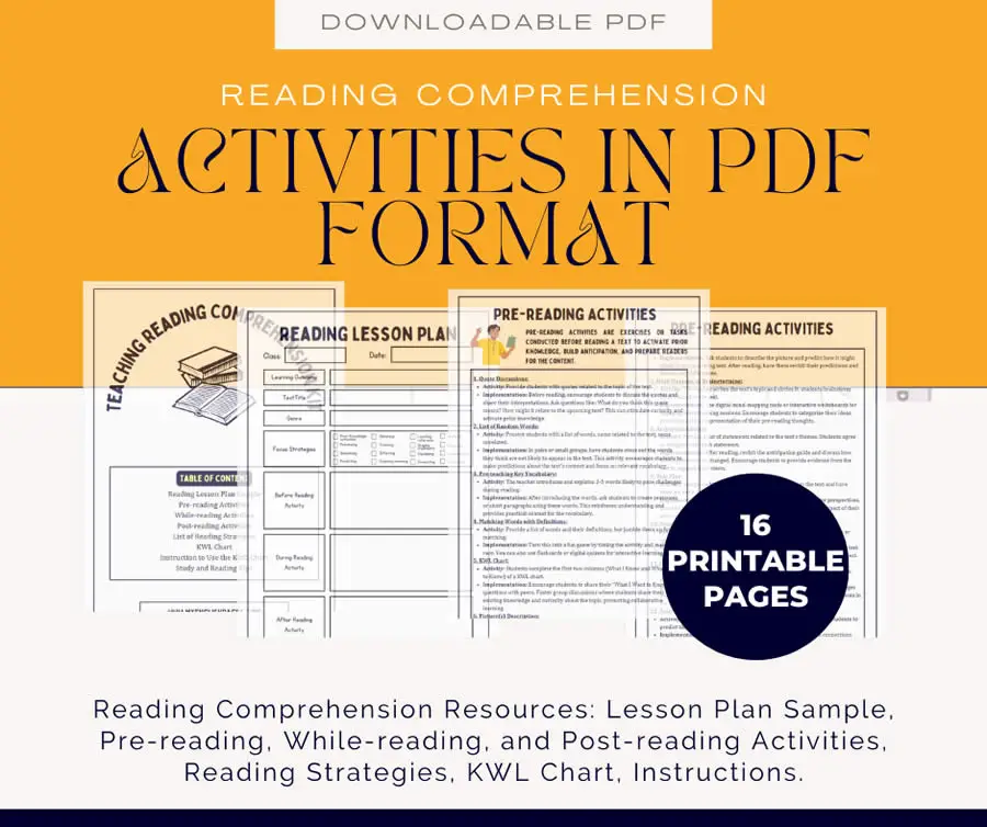 Sample Comprehension Lesson Plans ELA And Reading Strategy Lesson