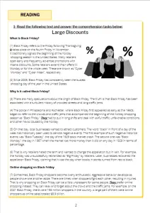 Black Friday Reading Comprehension PDF (With Answers) - My English Pages
