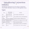 Subordinating Conjunctions: Definition, Usage, And Examples ...