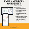 Reading Comprehension Worksheet About Family Members - My English Pages