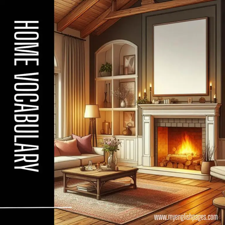 Home Vocabulary: Exploring Rooms And Objects In English