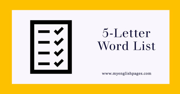 Comprehensive 5 Letter Words List: An Alphabetical Reference Guide