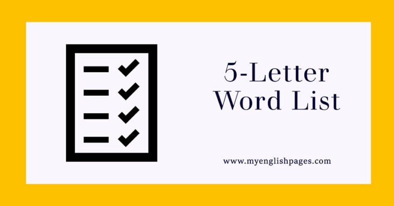 Comprehensive 5 Letter Words List: An Alphabetical Reference Guide