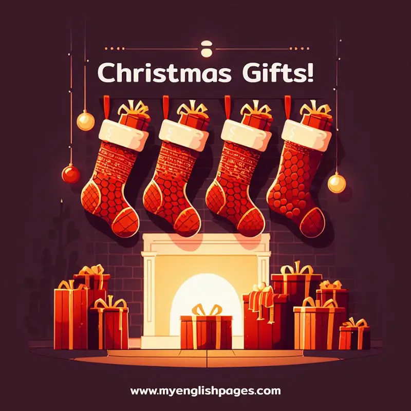 Engaging Christmas Gifts And Presents Word Drag-and-Drop Game