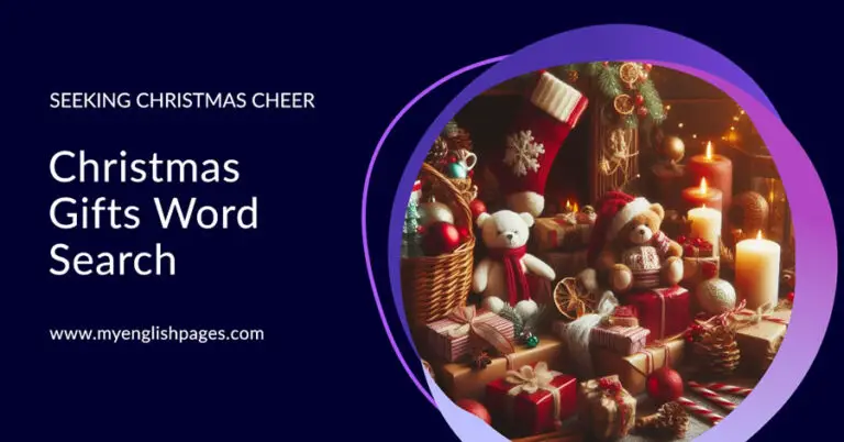 Engaging Christmas Gifts Word Search: Christmas Gift-Related Vocabulary