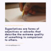 Superlatives Definition And Usage In English