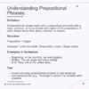 Understanding Prepositional Phrases In English: A Comprehensive Guide ...