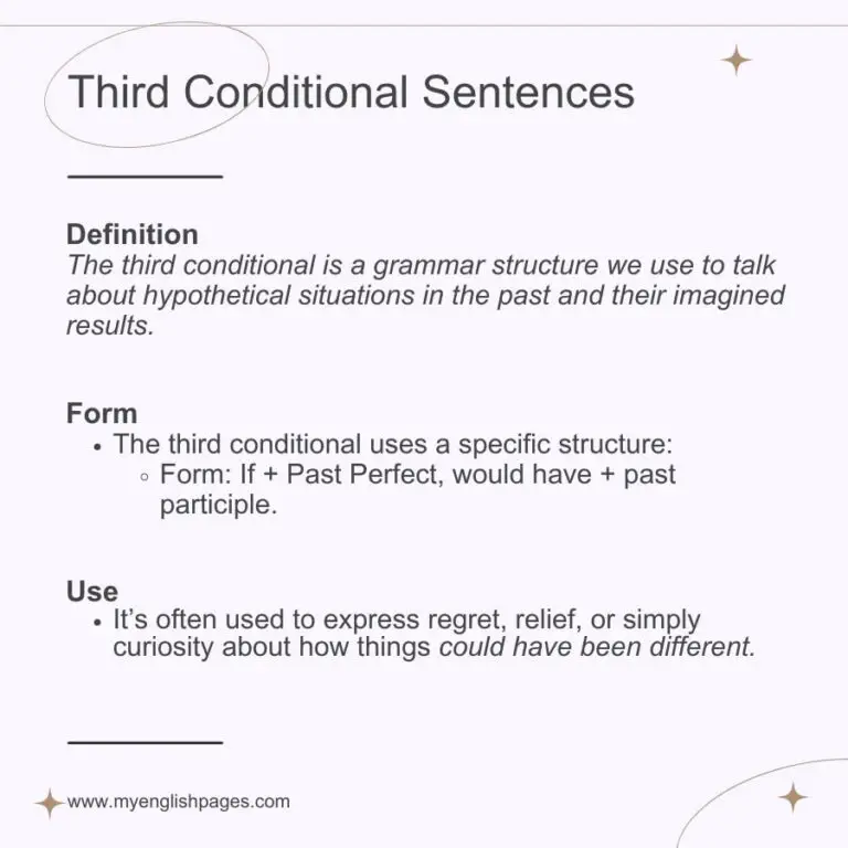Third Conditional Sentences Explained: How To Use Unreal Past Sentences