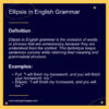 Ellipsis In English Grammar: A Guide To Omission And Conciseness