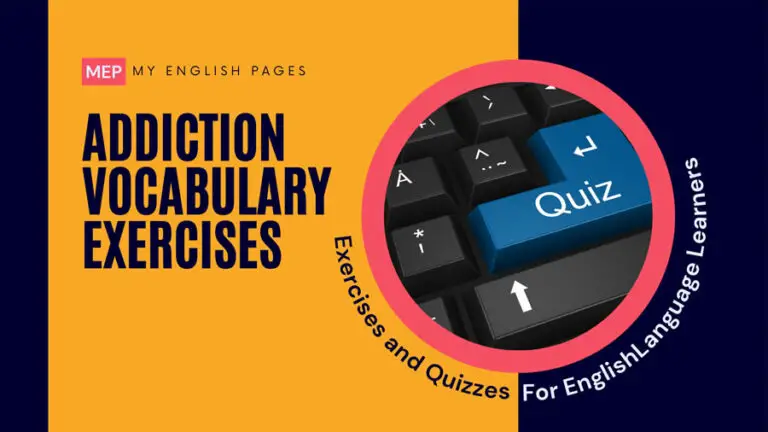 Engaging Addiction Vocabulary Exercises With Answers - Practice Key Terms