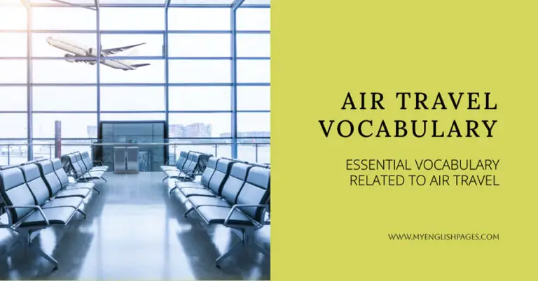 28 Air Travel Vocabulary: Essential Words And Phrases For Travelers