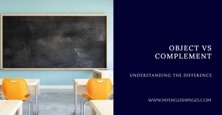 Object Vs Complement: Understanding The Key Differences