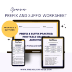 Prefix And Suffix Practice: Boost Your Vocabulary Skills! - My English ...